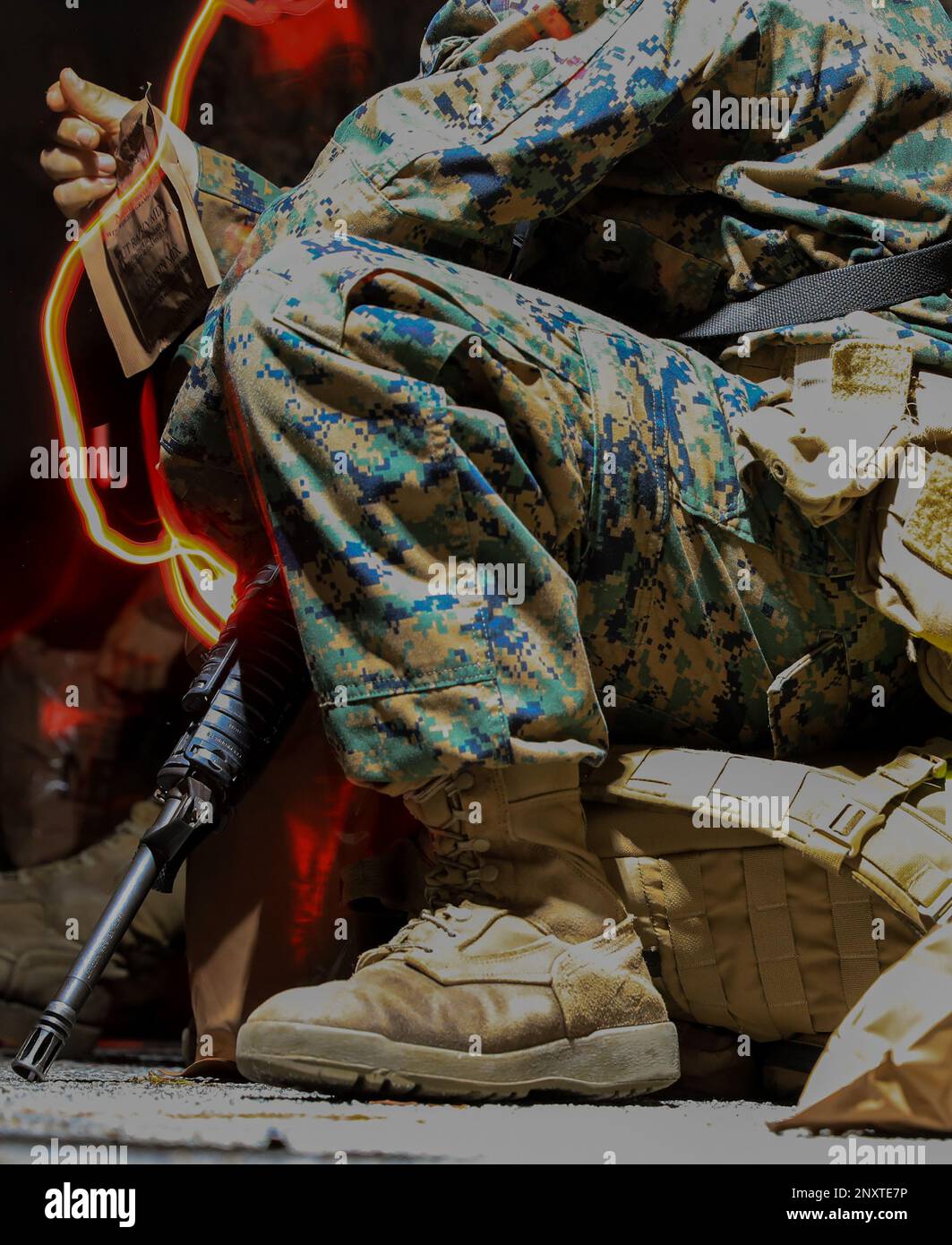 Recruits with Bravo Company, 1st Recruit Training Battalion, begin the ...