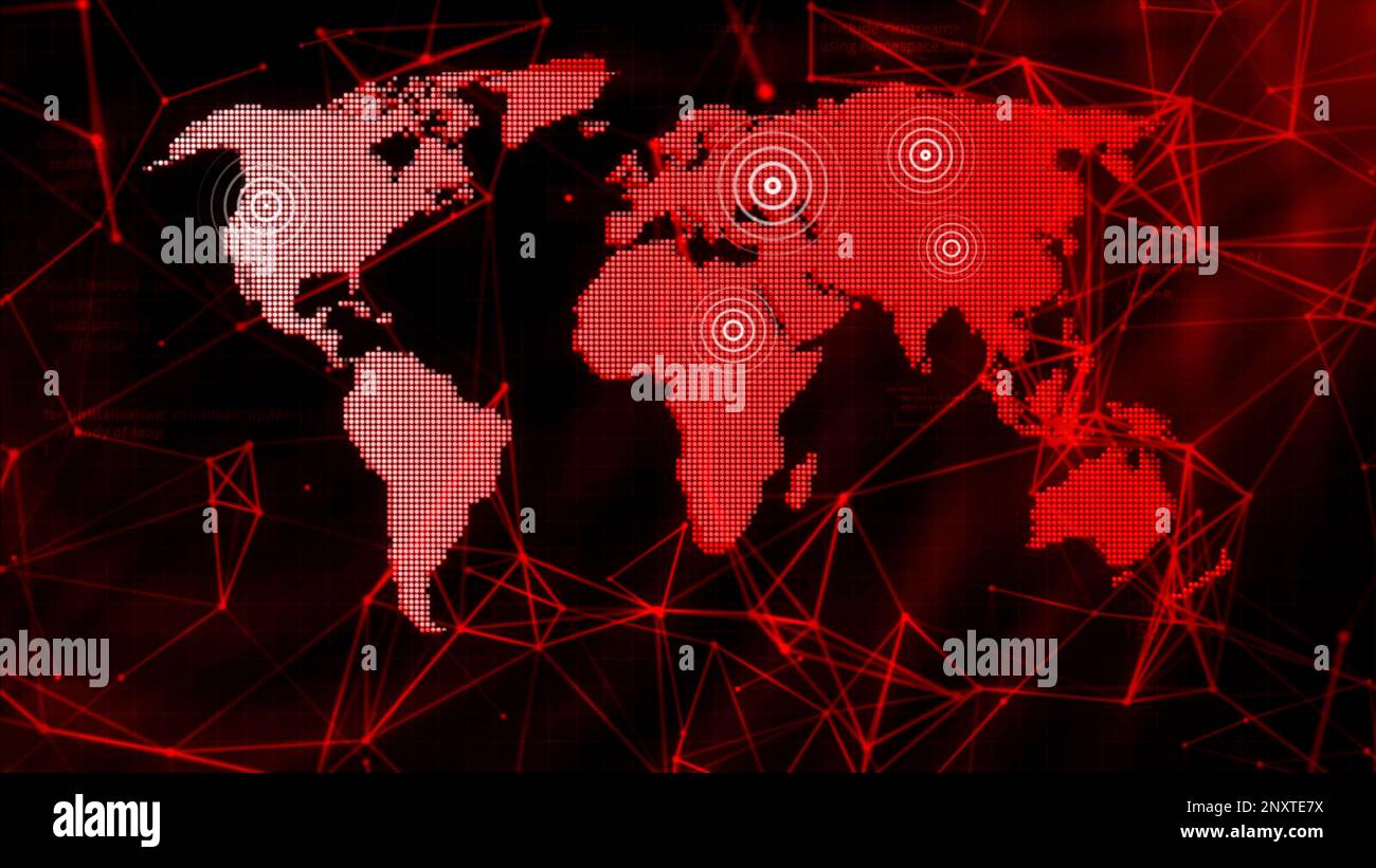 Red background with shadow. Motion. Dark transparent chart with ...