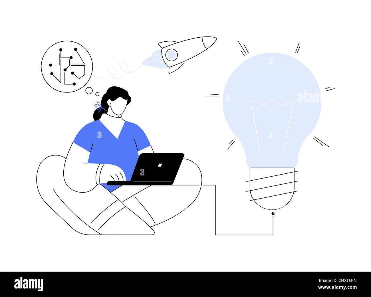 Idea management abstract concept vector illustration Stock Vector Image & Art - Alamy