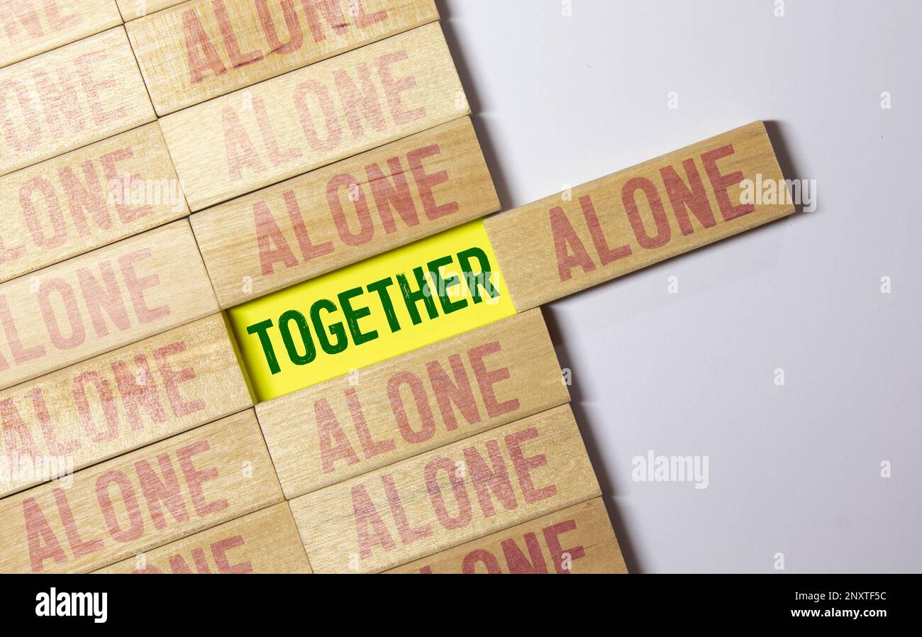 Together but alone hi-res stock photography and images - Alamy