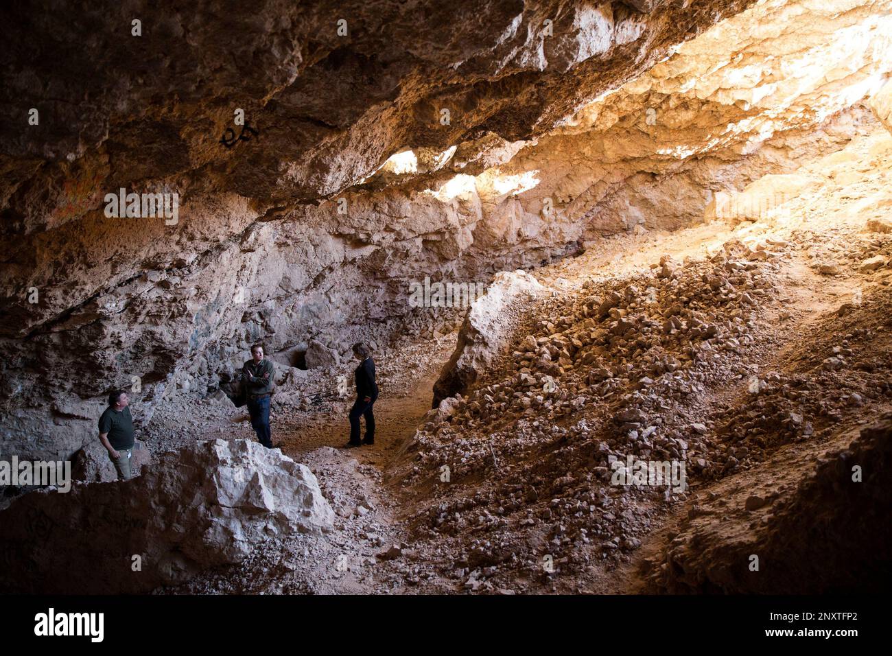 In this Tuesday, Dec. 19, 2017 photo, archaeologist Justin DeMaio ...