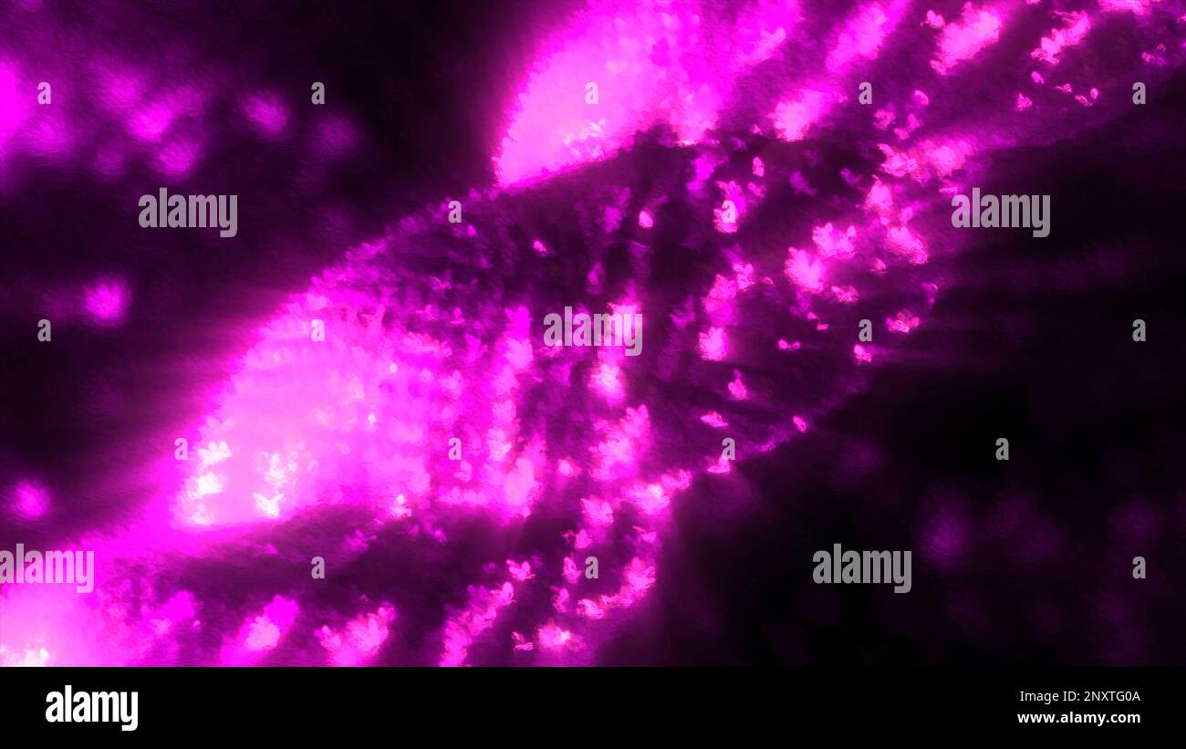 Twisted 3d spiral with shiny particles. Motion. Harness with sparkling ...