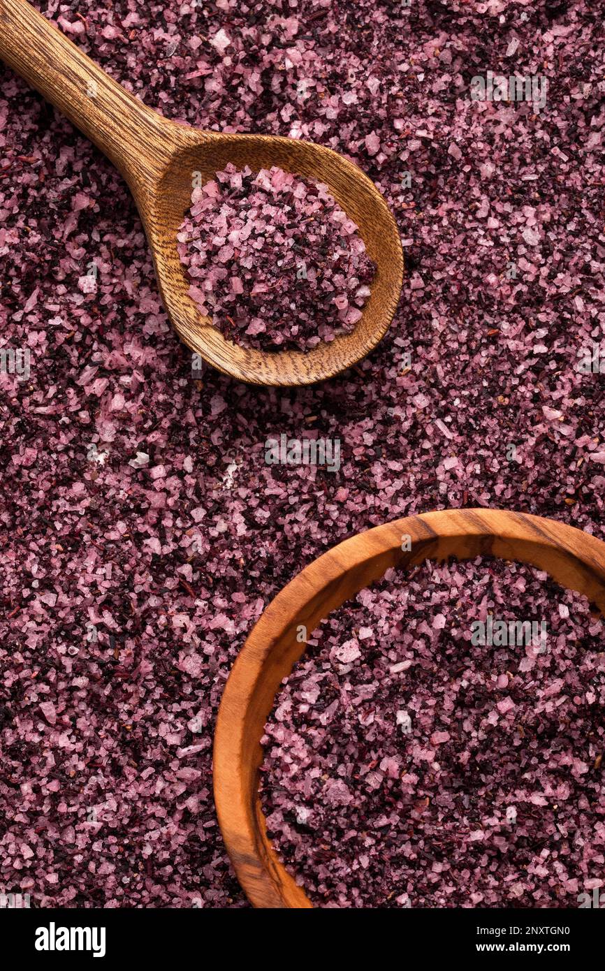 Organic hibiscus salt - Fine crystals for Seasoning Stock Photo - Alamy