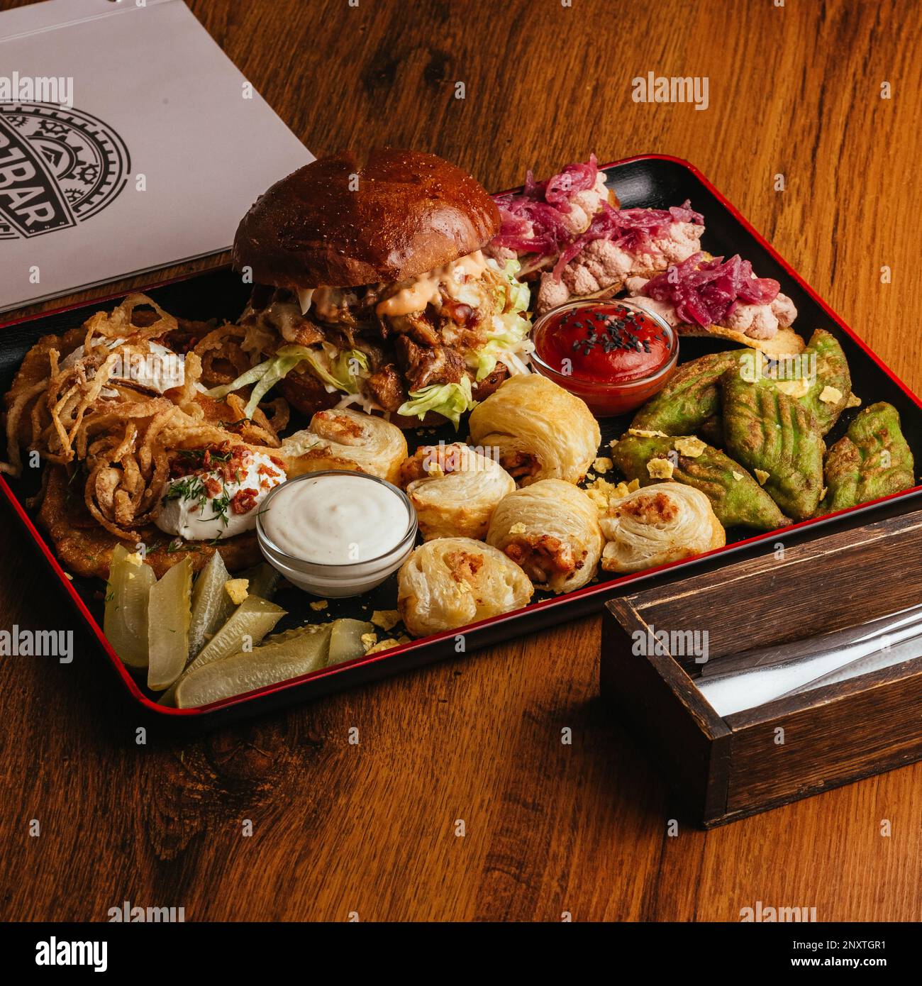 Food in restrain. Restaurant menu Stock Photo - Alamy