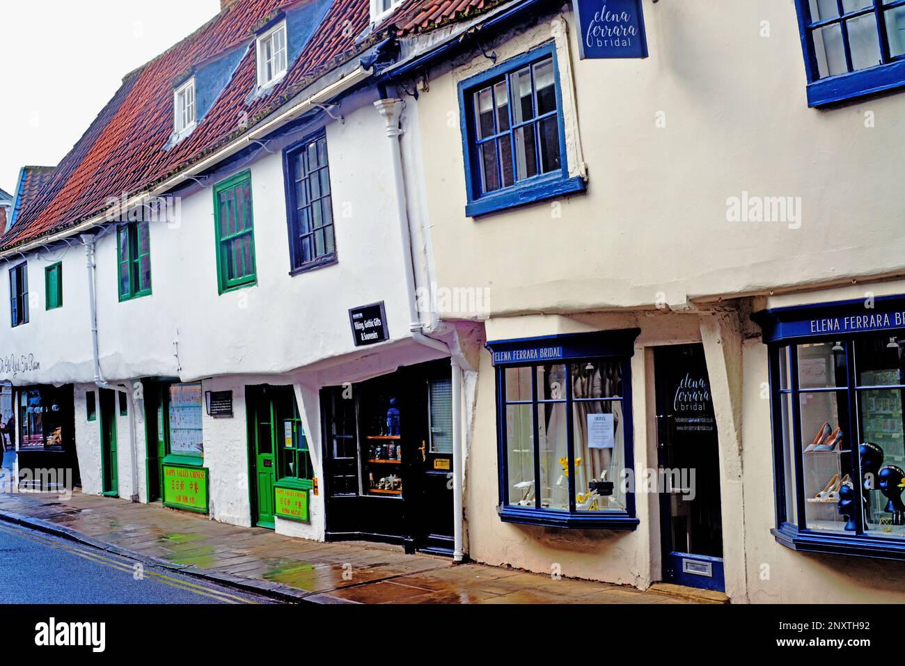 Our Lady Row Houses, Goodramgate, York, Yorkshire, England Stock Photo ...