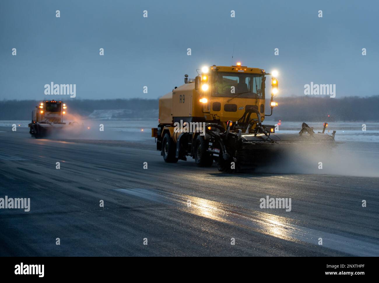Heavy-equipment operators from the 88th Civil Engineer Group’s snow ...