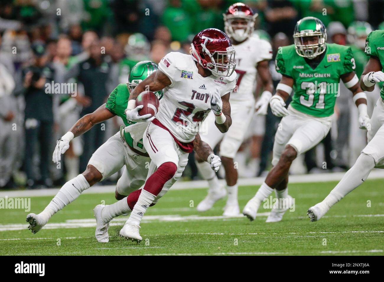 NEW ORLEANS, LA - DECEMBER 16: Troy Trojans safety Cedarius Rookard (24 ...