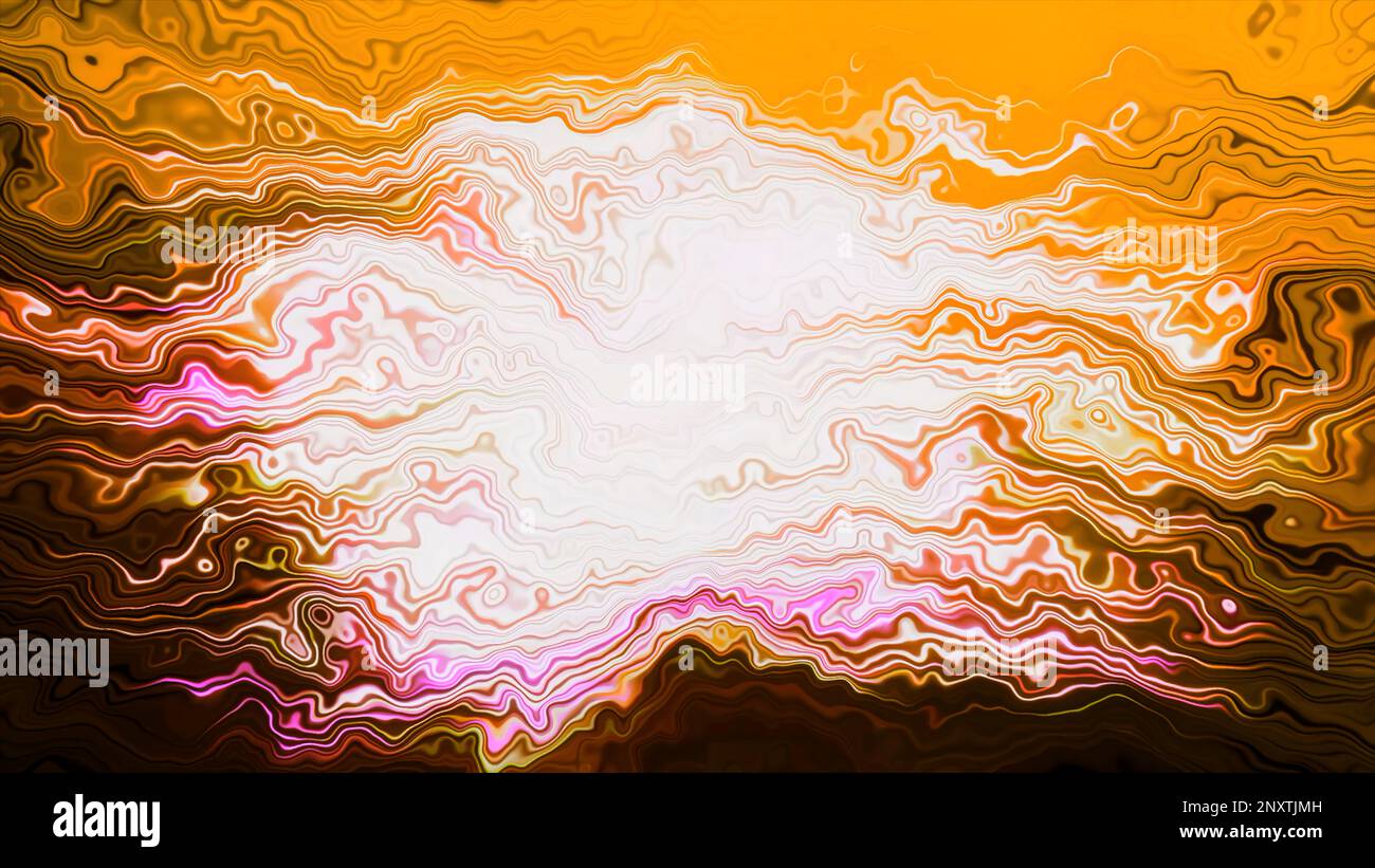 Yellow and red background. Motion. Spilled sparkling gouache made in abstraction. High quality ...