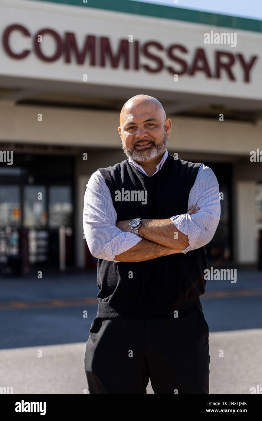 Kalani Patsel, the regional manager of commissaries throughout Japan ...