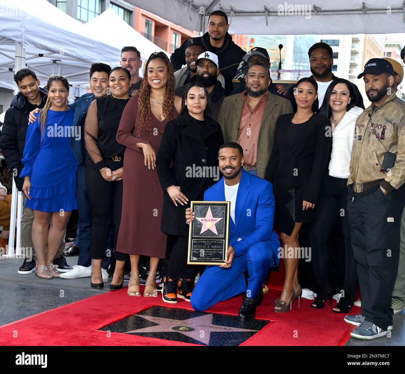 Hollywood, USA. 01st Mar, 2023. Michael B. Jordan and his friends at ...