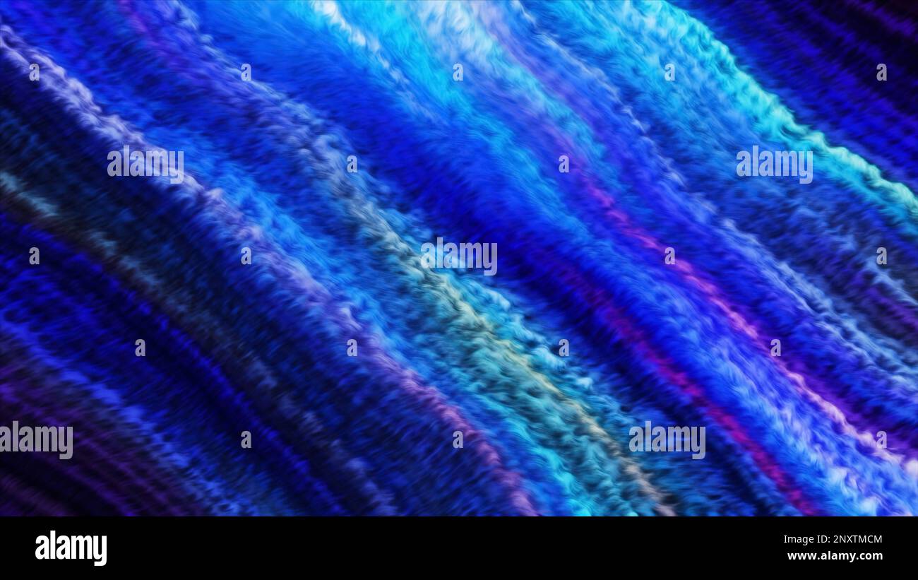 Blue and orange glowing background. Motion. White rays of light falling ...