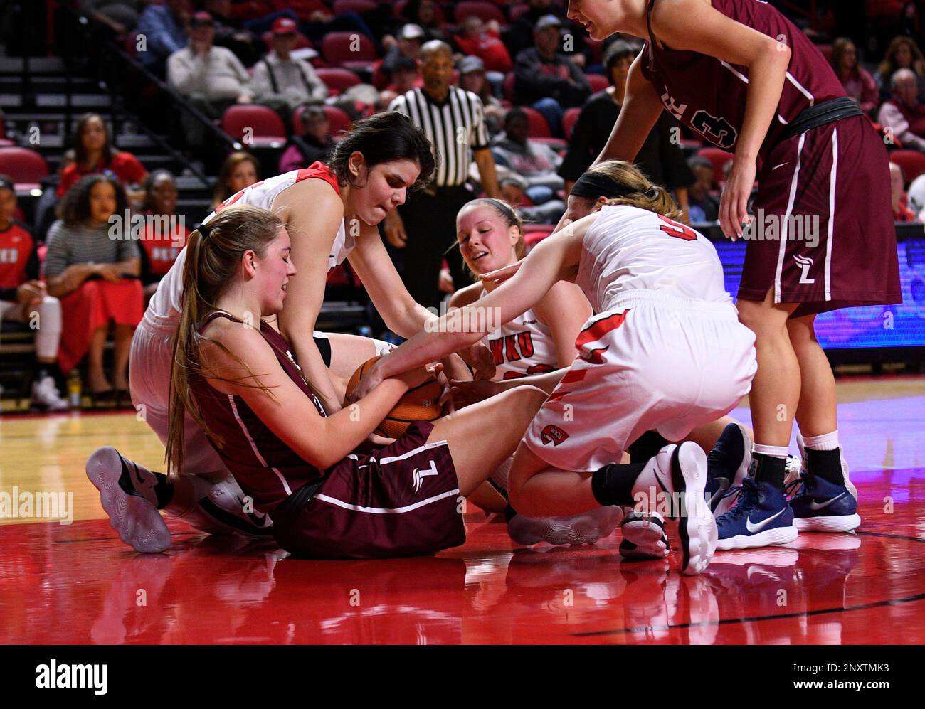 December 29, 2017; Bowling Green, KY USA WKU Hilltoppers forward Raneem ...