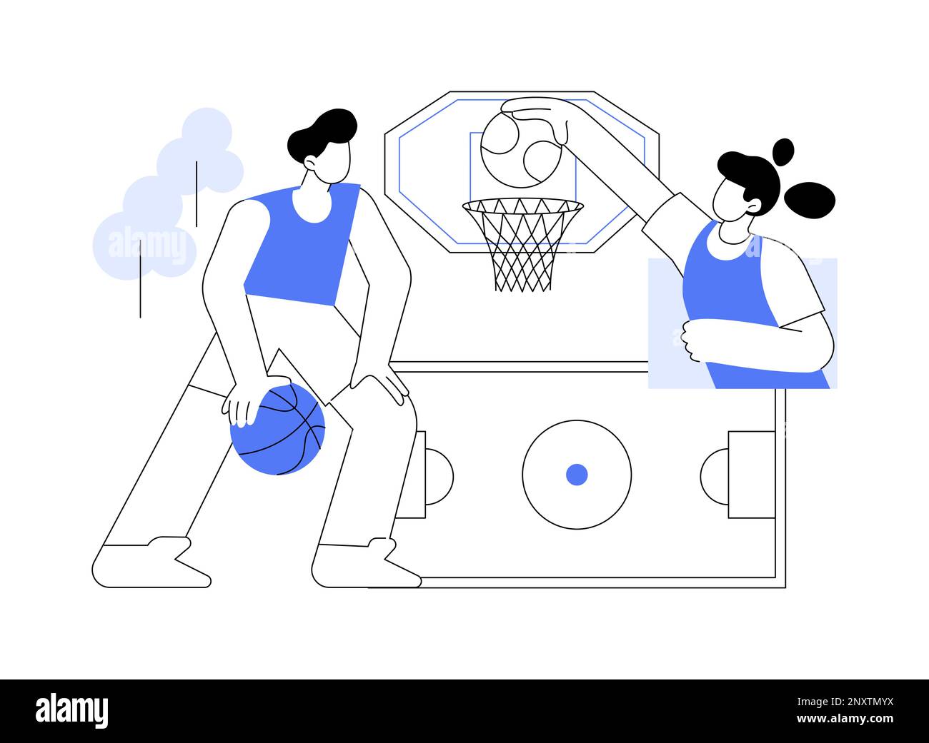 Boys basketball coach Stock Vector Images - Alamy