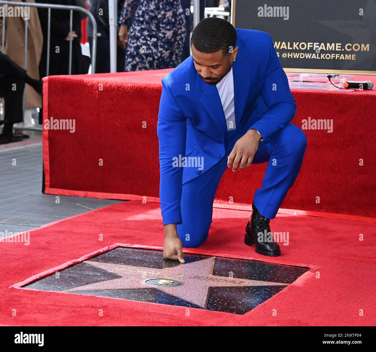 Hollywood, USA. 01st Mar, 2023. Michael B. Jordan at his Hollywood Walk ...
