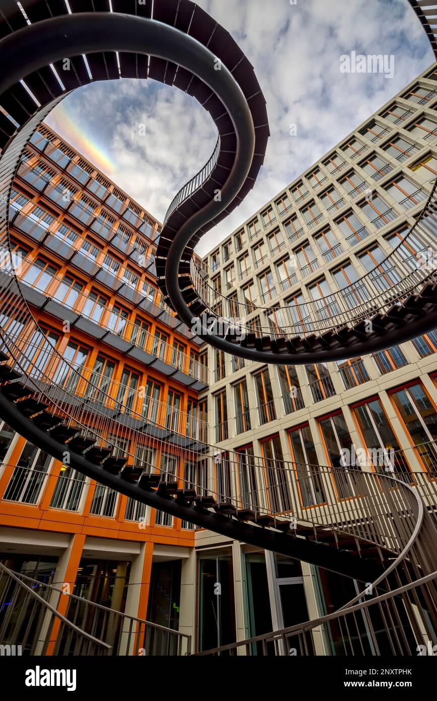Umschreibung Sculpture, or Endless Staircase, Munich, Germany Stock ...