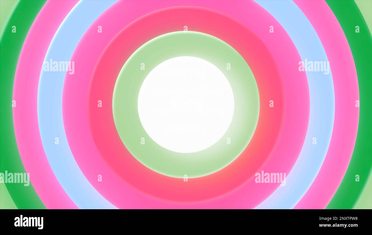 Blue and pink circles. Motion.Circles of different sizes in the ...