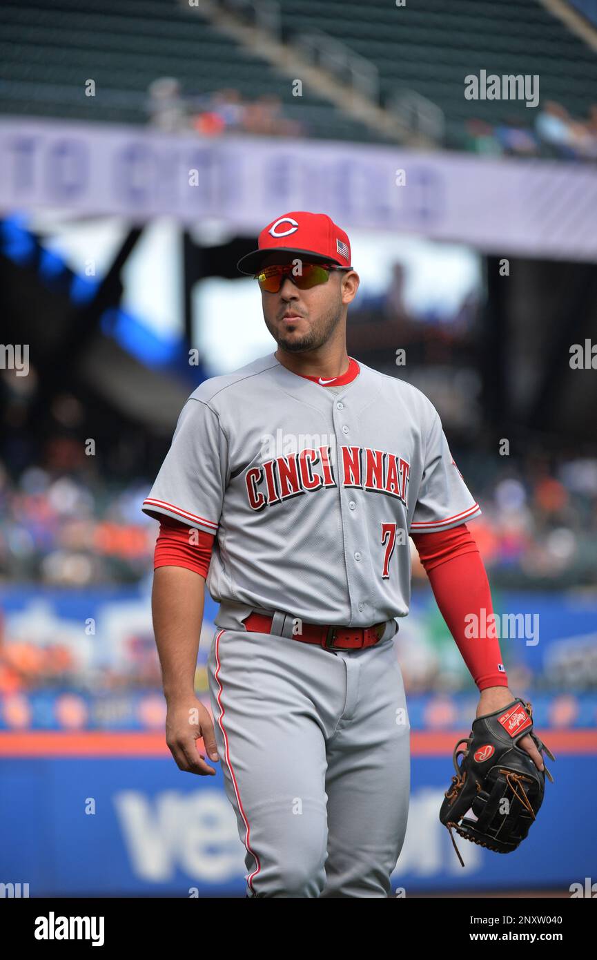 Cincinnati Reds infielder Eugenio Suarez (7) during game against the ...