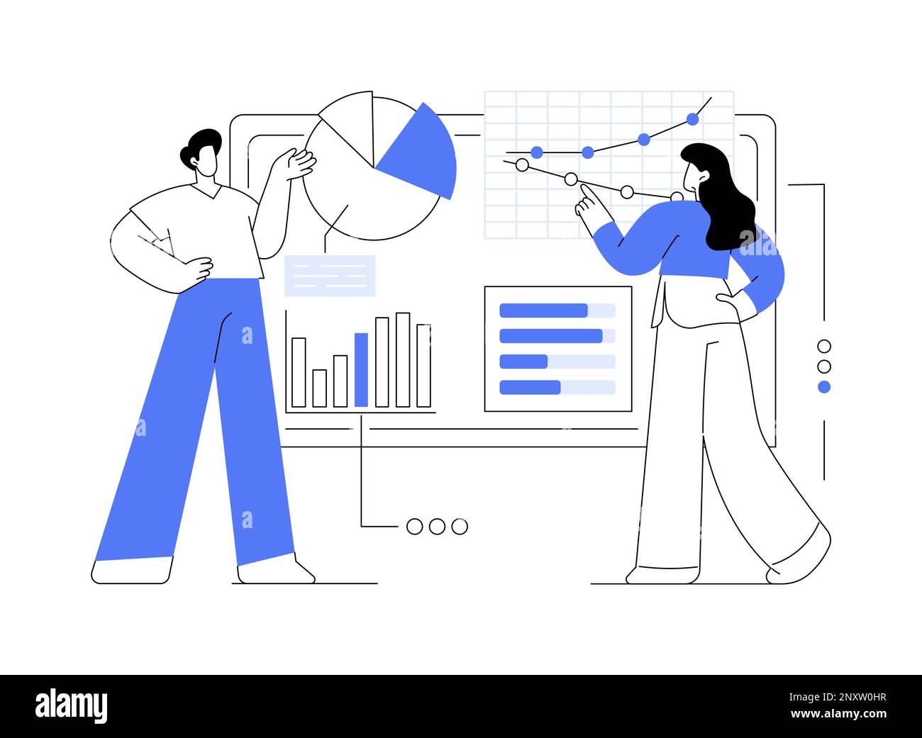 Dashboard service abstract concept vector illustration Stock Vector ...