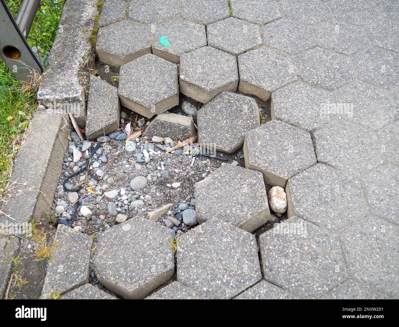 Broken paving hi-res stock photography and images - Alamy