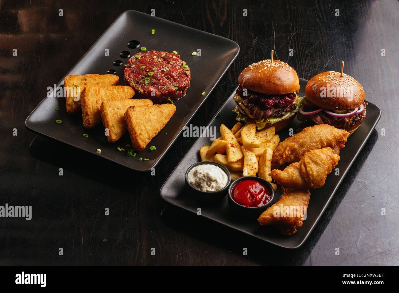 Food in restrain. Restaurant menu Stock Photo - Alamy