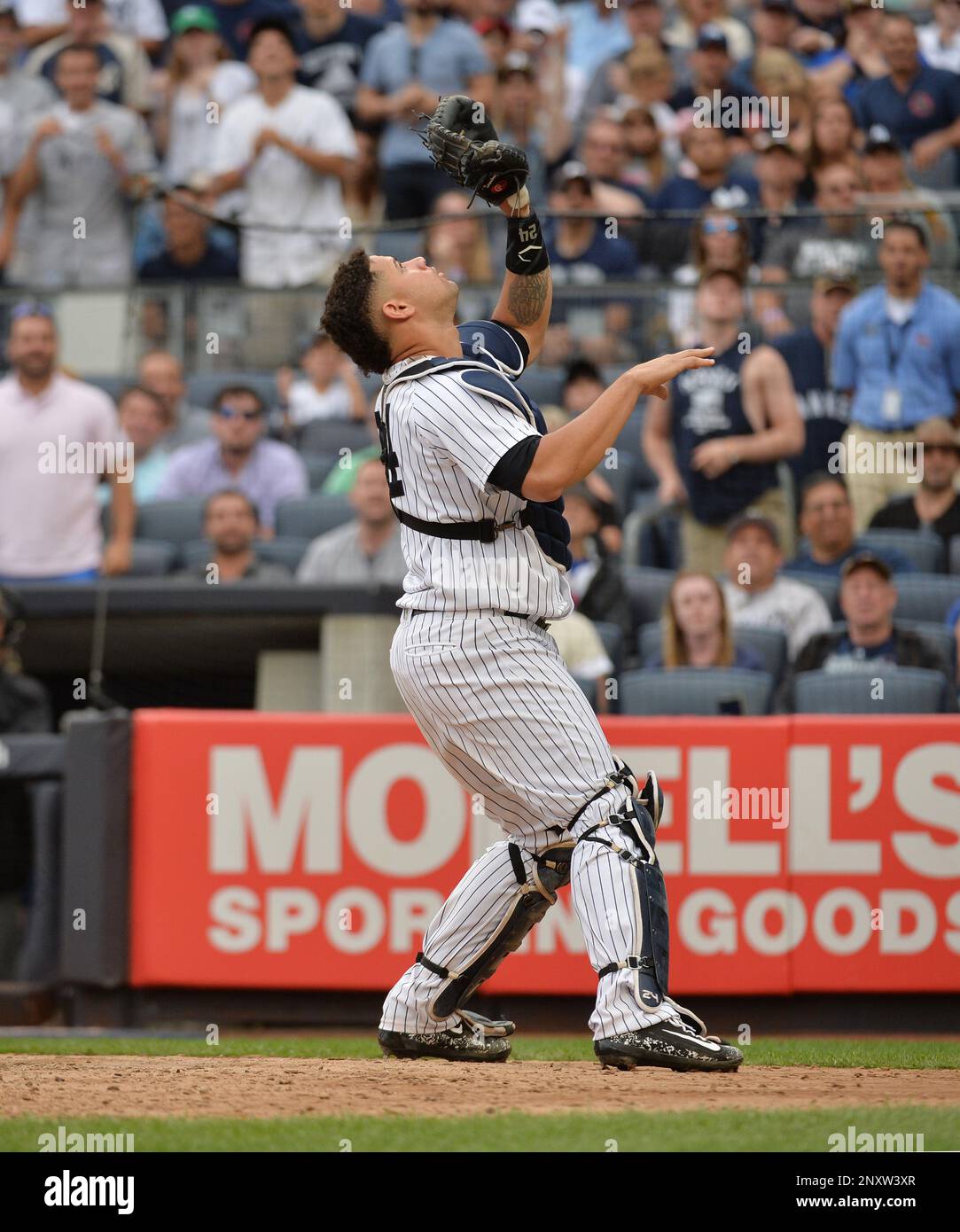 New York Yankees catcher Gary Sanchez (24) during game against the ...
