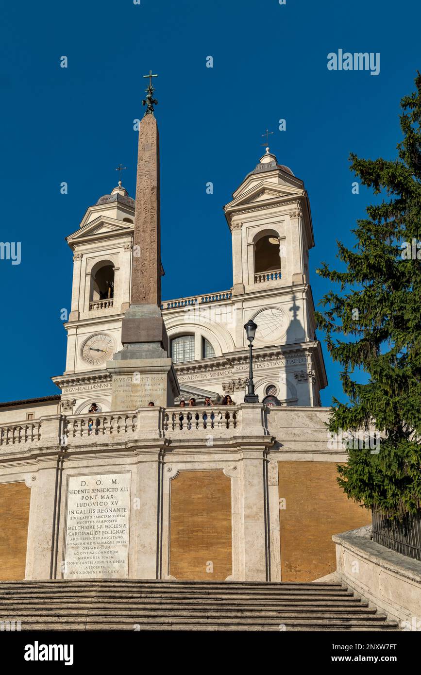 Rome spanish steps top view hi-res stock photography and images - Alamy
