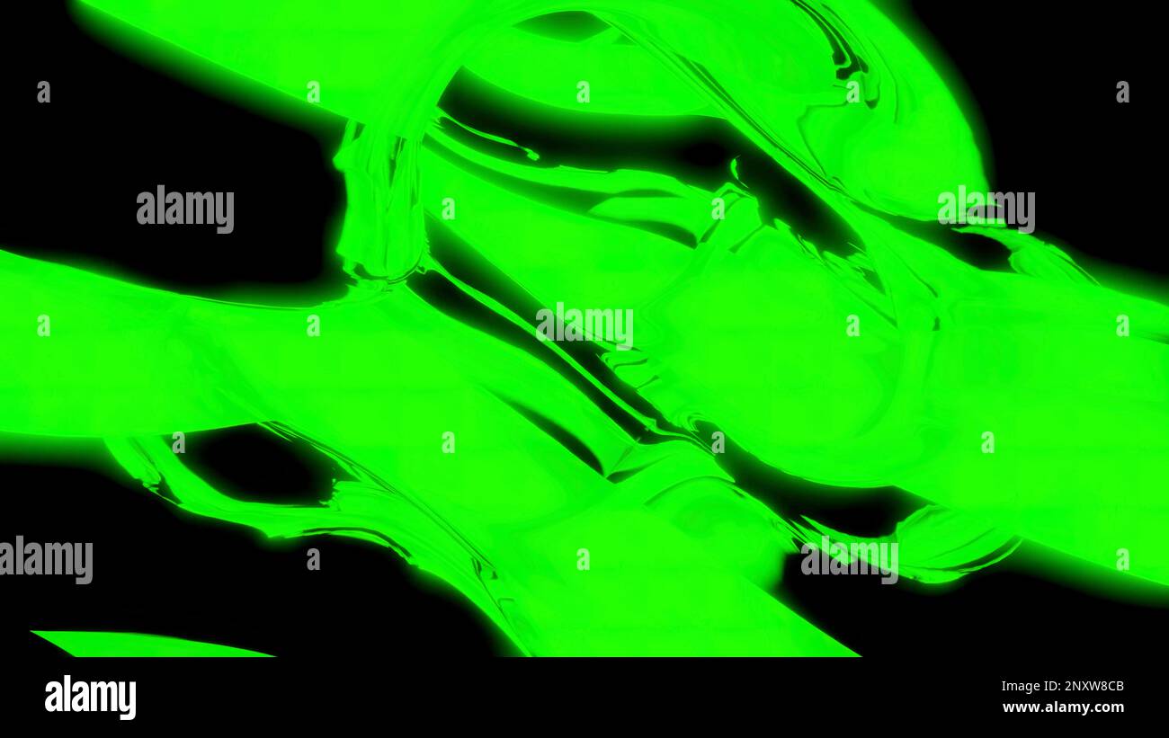Abstract fluorescent bright texture with bending shapes. Design ...