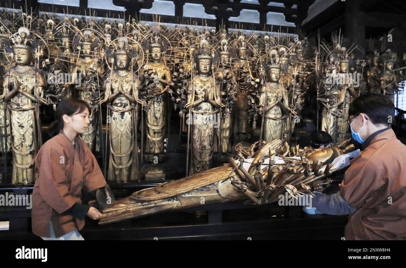 All 1.001 Kannon Statues of Senju Kannon Ryuzi has completely restored ...