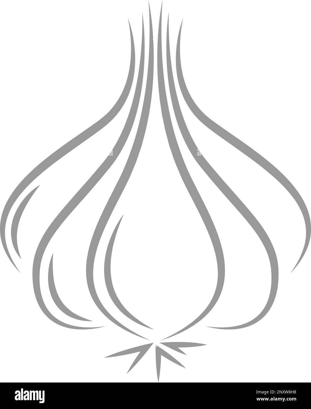 Garlic icon logo design illustration Stock Vector Image & Art - Alamy