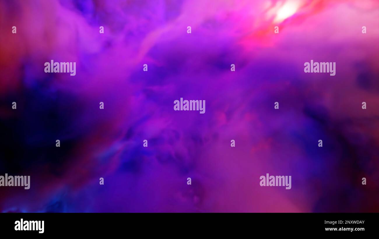 Abstract clouds of colorful smoke. Design. Spreading bright contrasting ...