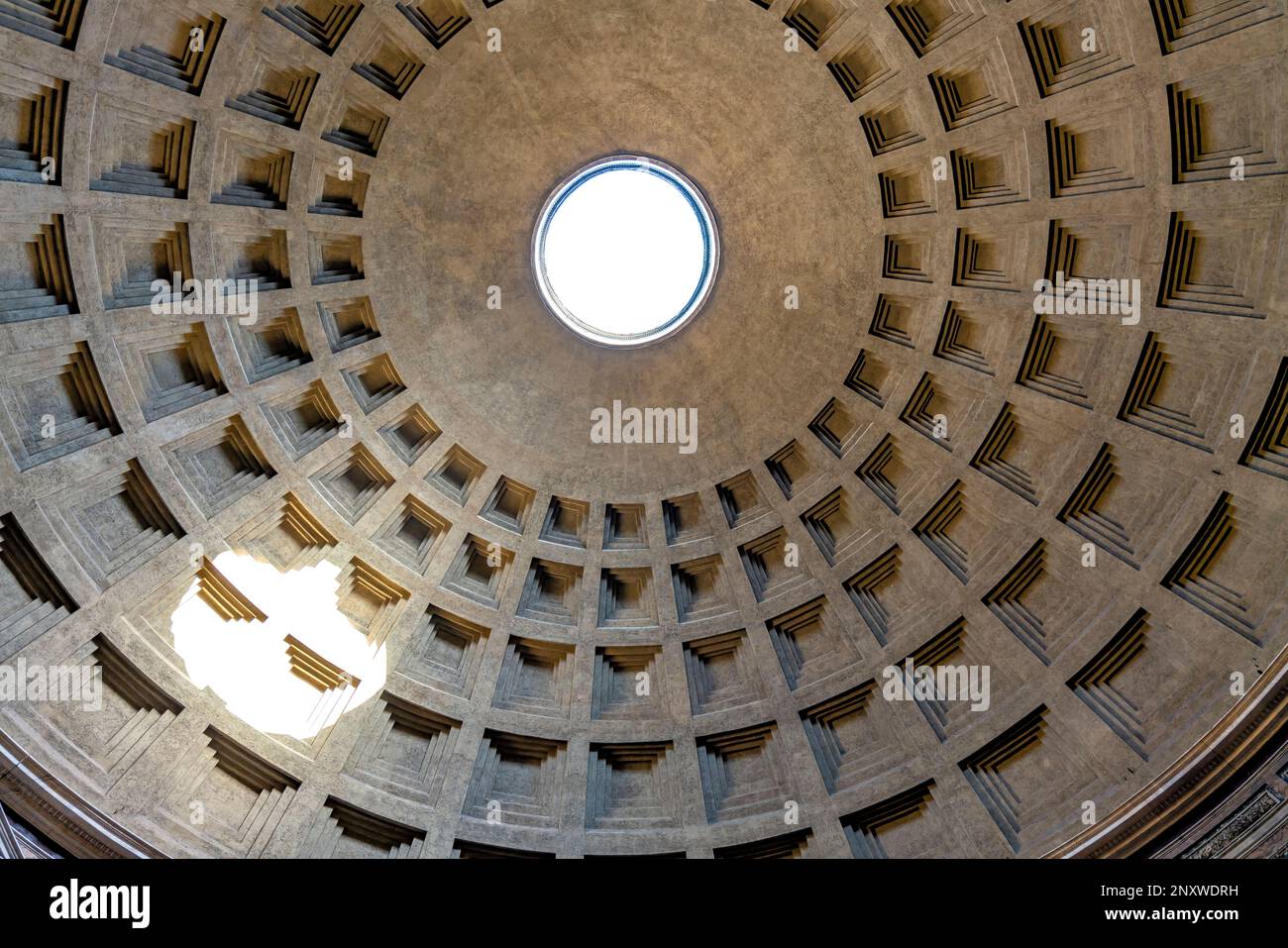 The Pantheon Interior Dome, Rome, Italy Stock Photo - Alamy