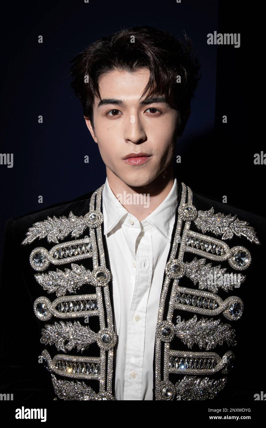 Patrick Flinker attends the Balmain Fall/Winter 2023-2024 ready-to-wear ...