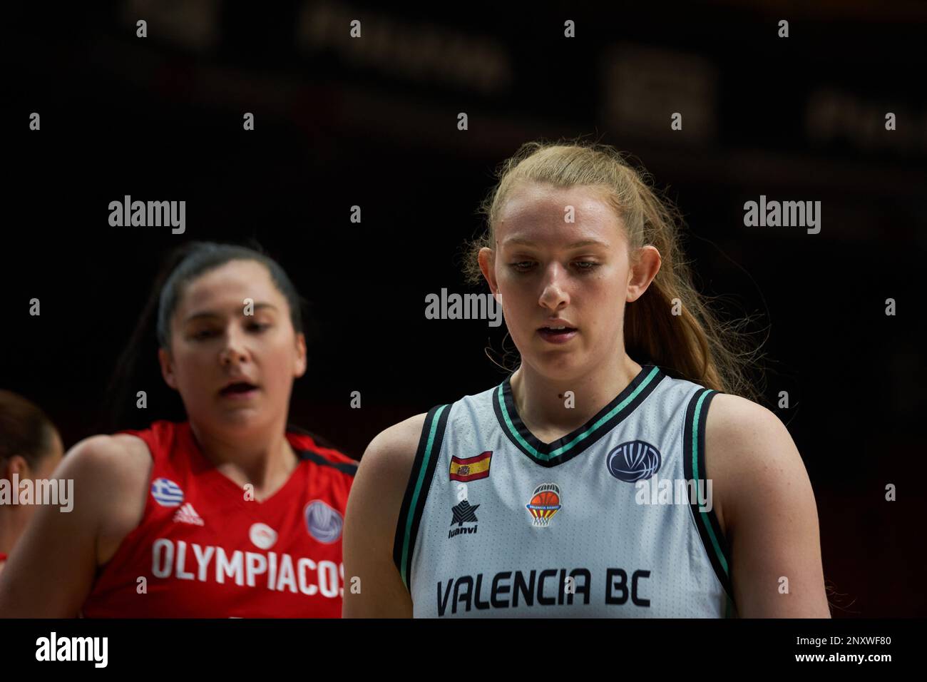 Lauren Cox of Valencia Basket in action during the J14 Euroleague Women ...