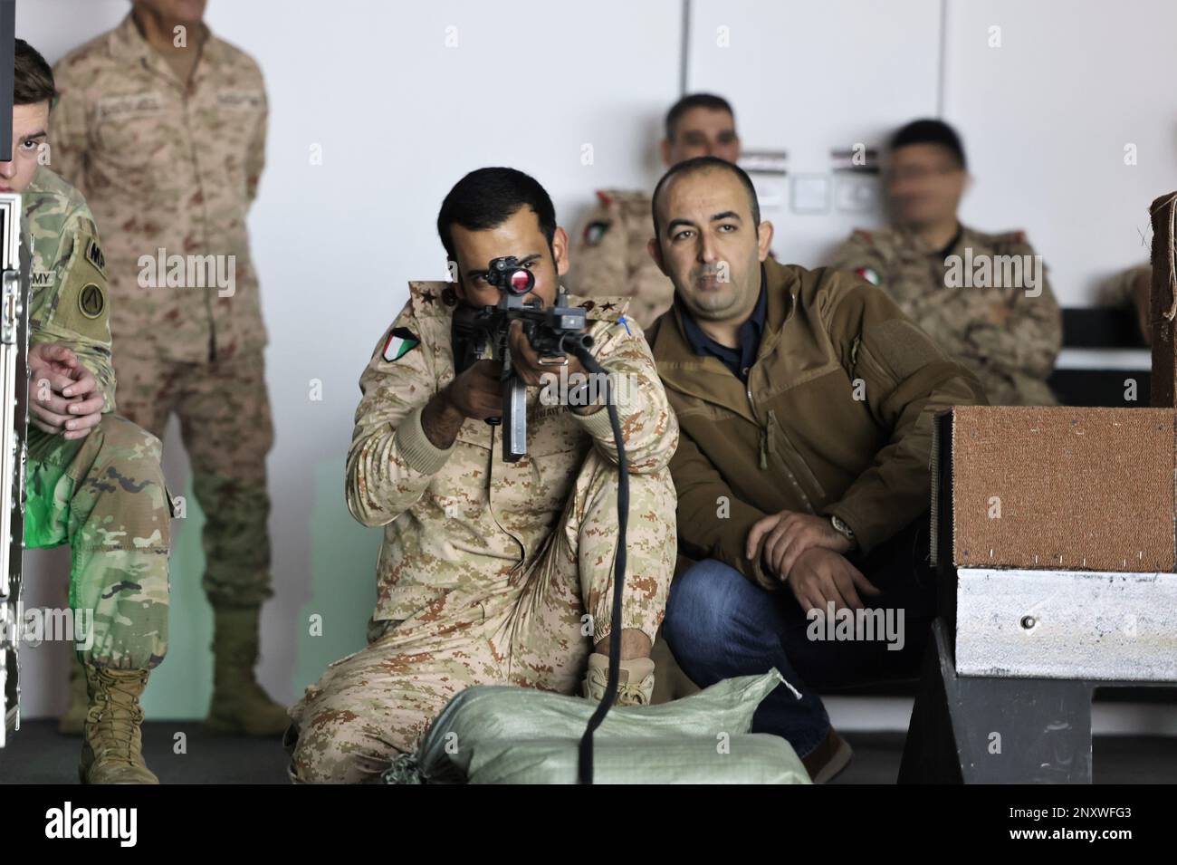 A small cohort from the 15th Armored Brigade, Kuwait Land Forces, led ...