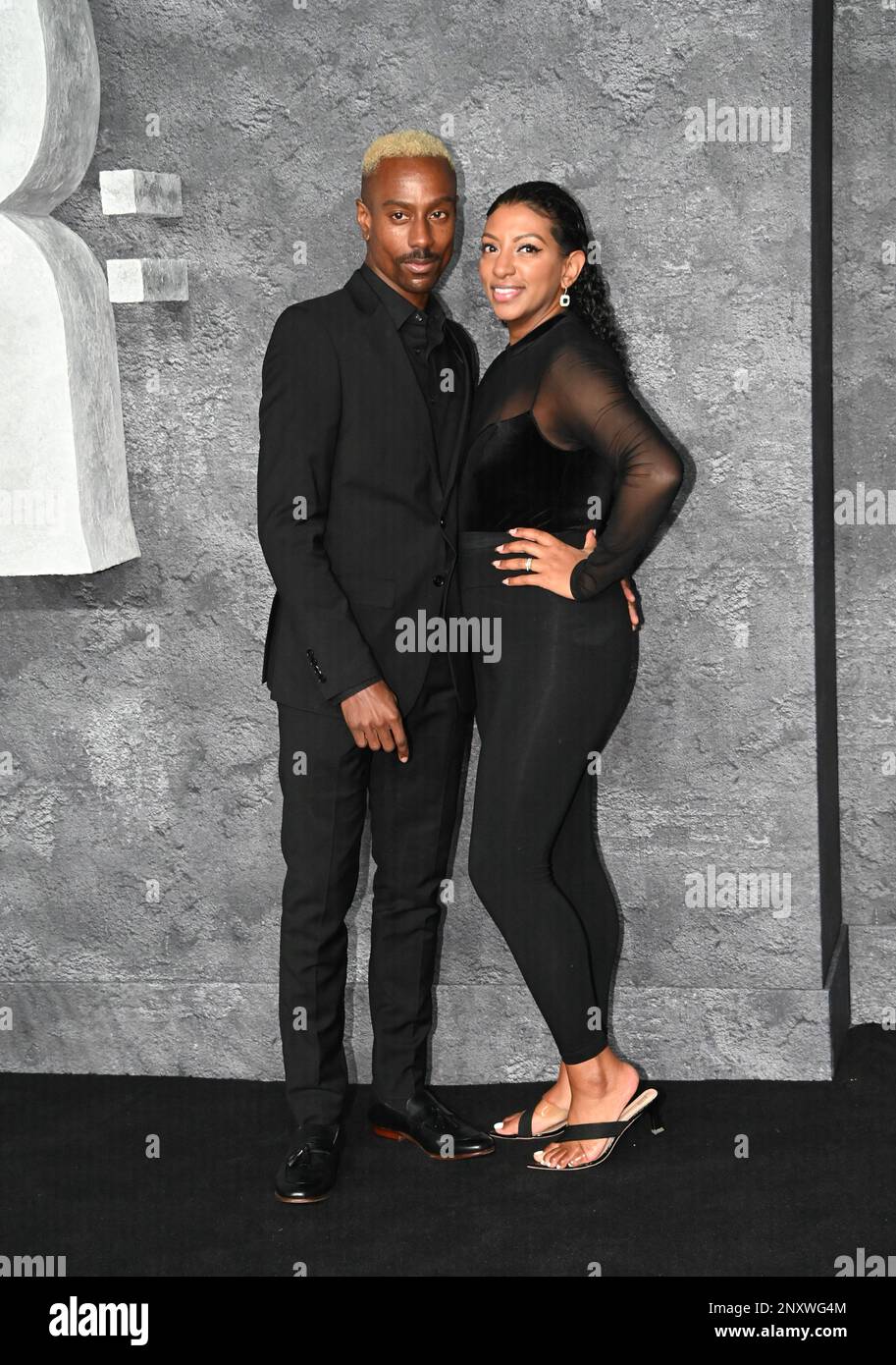 London, UK. 01st Mar, 2023. Michael Obiora and Nadia Jae Arrives at the Luther: The Fallen Sun ...