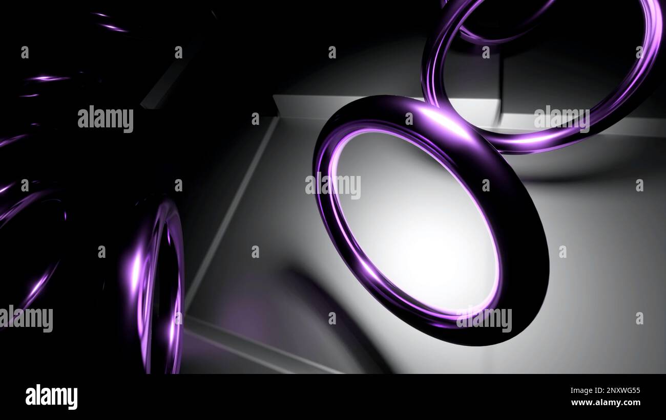 Abstract red animated circle rings hi-res stock photography and images ...