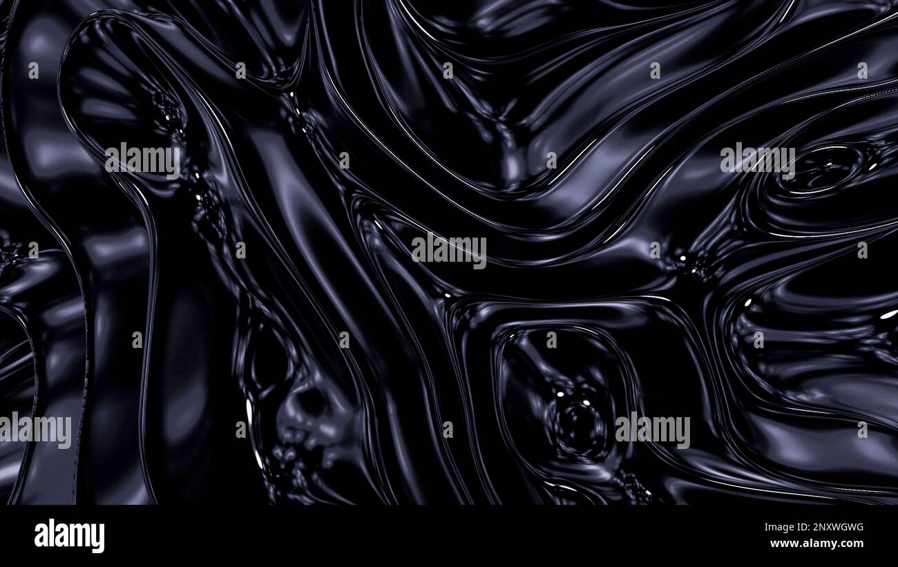 Abstract liquid metallic texture. Design. Fluid metal substance Stock ...