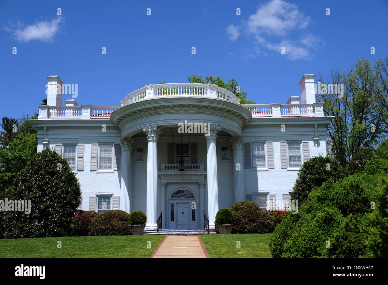 Allendale Mansion, Kingsport, Tennessee, was built in the Georgian ...