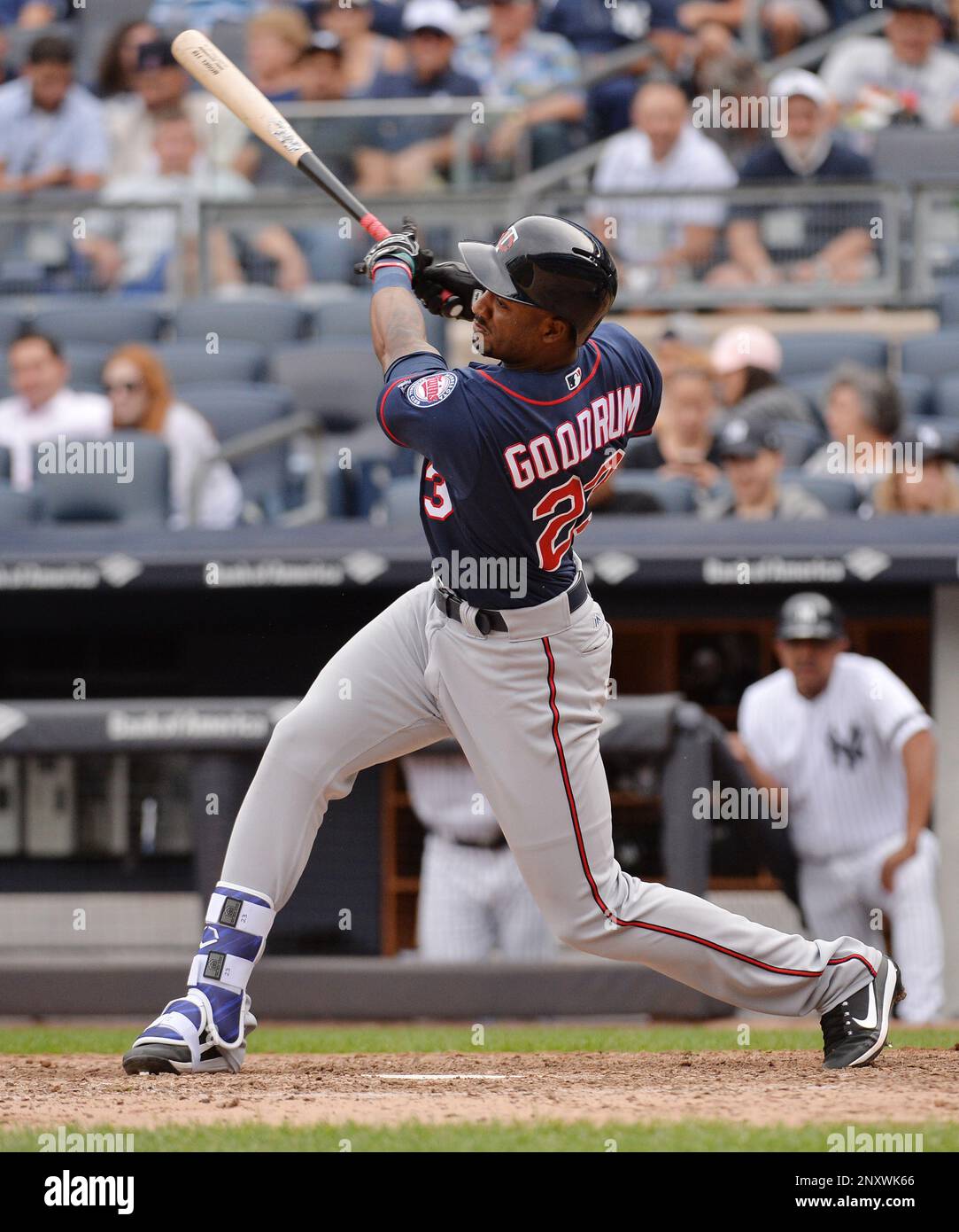 Minnesota Twins infielder Niko Goodrum (23) during game against the New ...