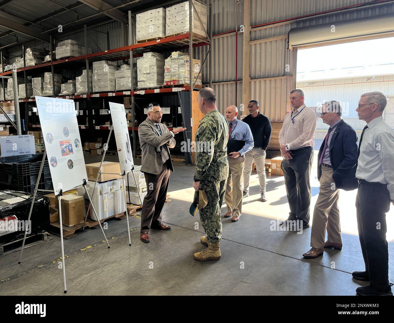 Steven Burrill, NBC 5G smart warehouse logistics program lead, NAVSUP ...