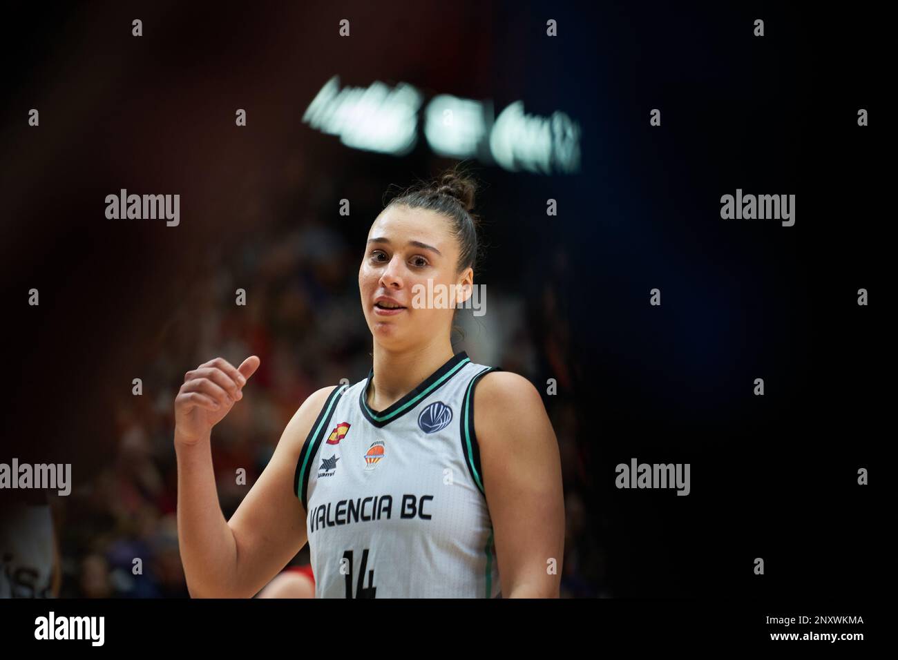 Raquel Carrera of Valencia Basket in action during the J14 Euroleague ...