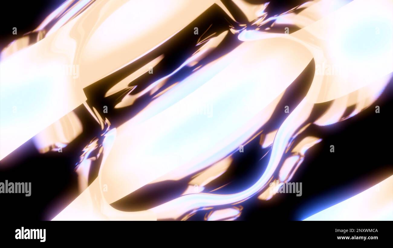 Abstract transforming shapes and stains. Design. Striped background and ...