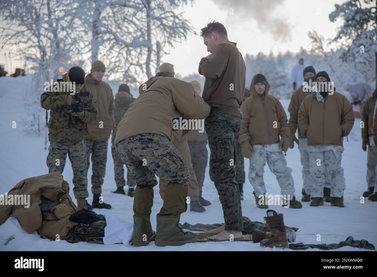 U.S. Marine Corps Staff Sgt. James E. Collier, a utilities platoon ...