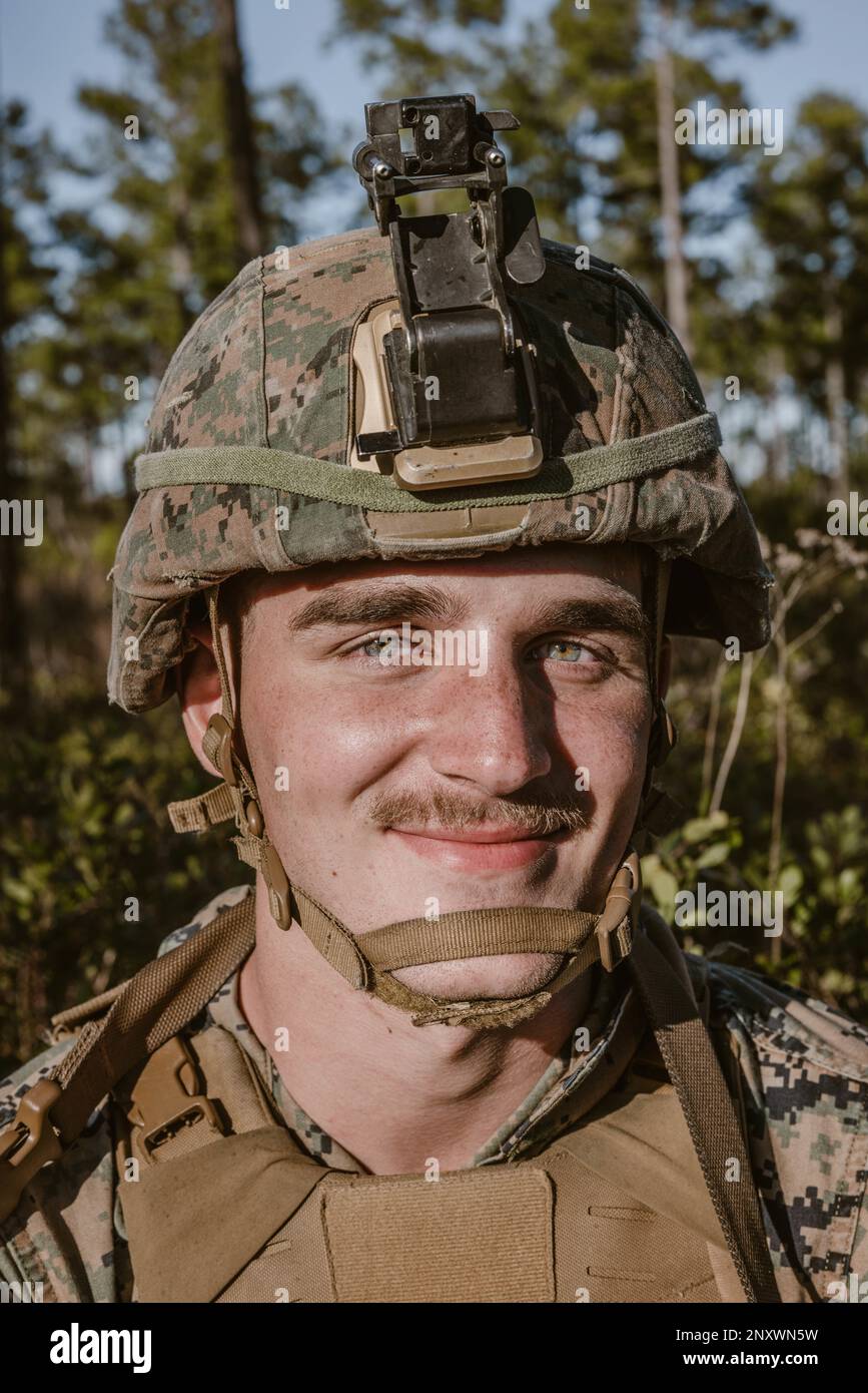 U.S. Marine Corps Pvt. Spencer Soodan, a Oak Park, Illinois, native and ...