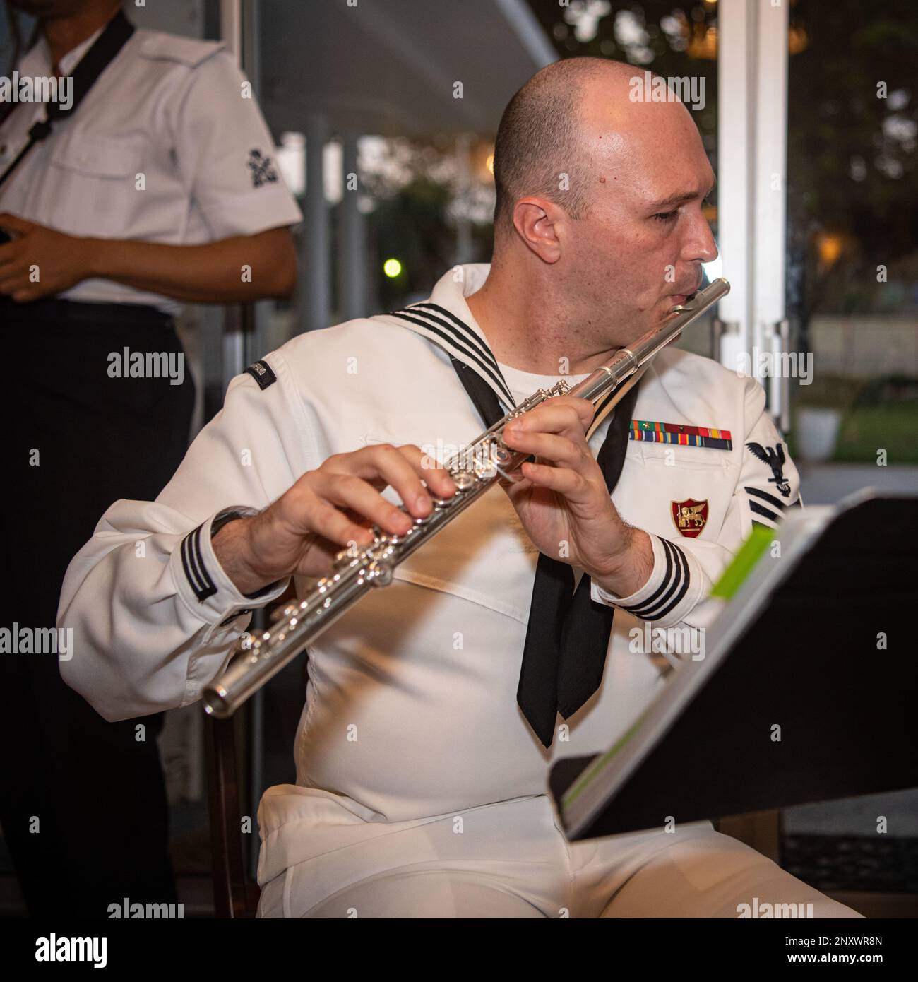 230202-N-DK722-1034 (Feb. 2, 2023) LAGOS, Nigeria –Musician 1st Class ...