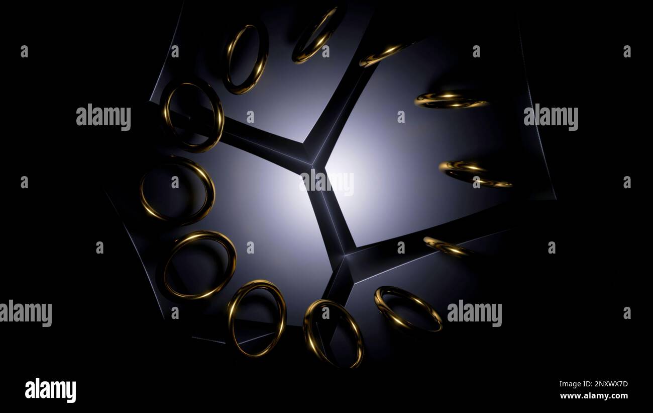 Abstract spinning small rings on the geometric background of a complex ...