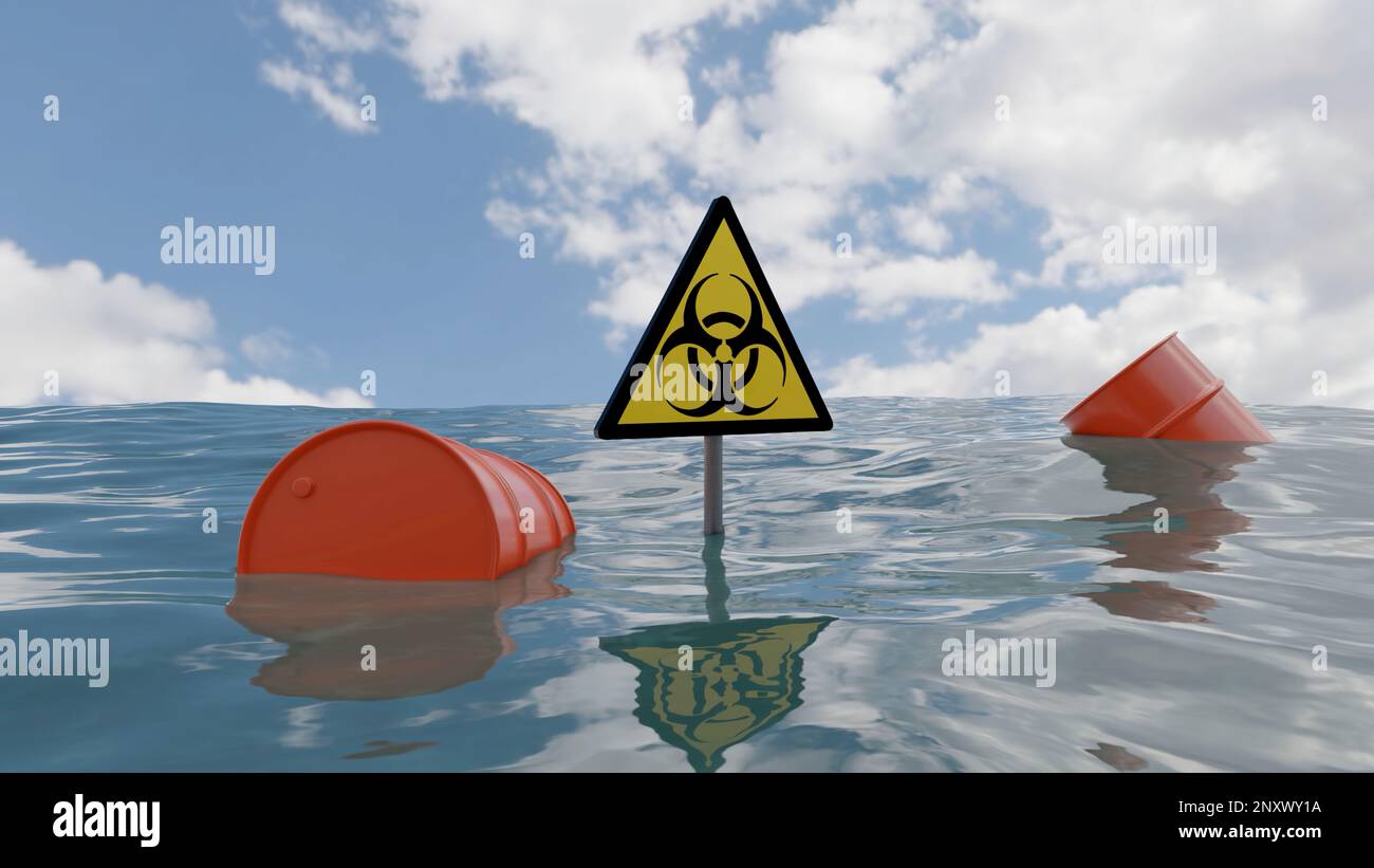 Radioactive Waste Water Pollution