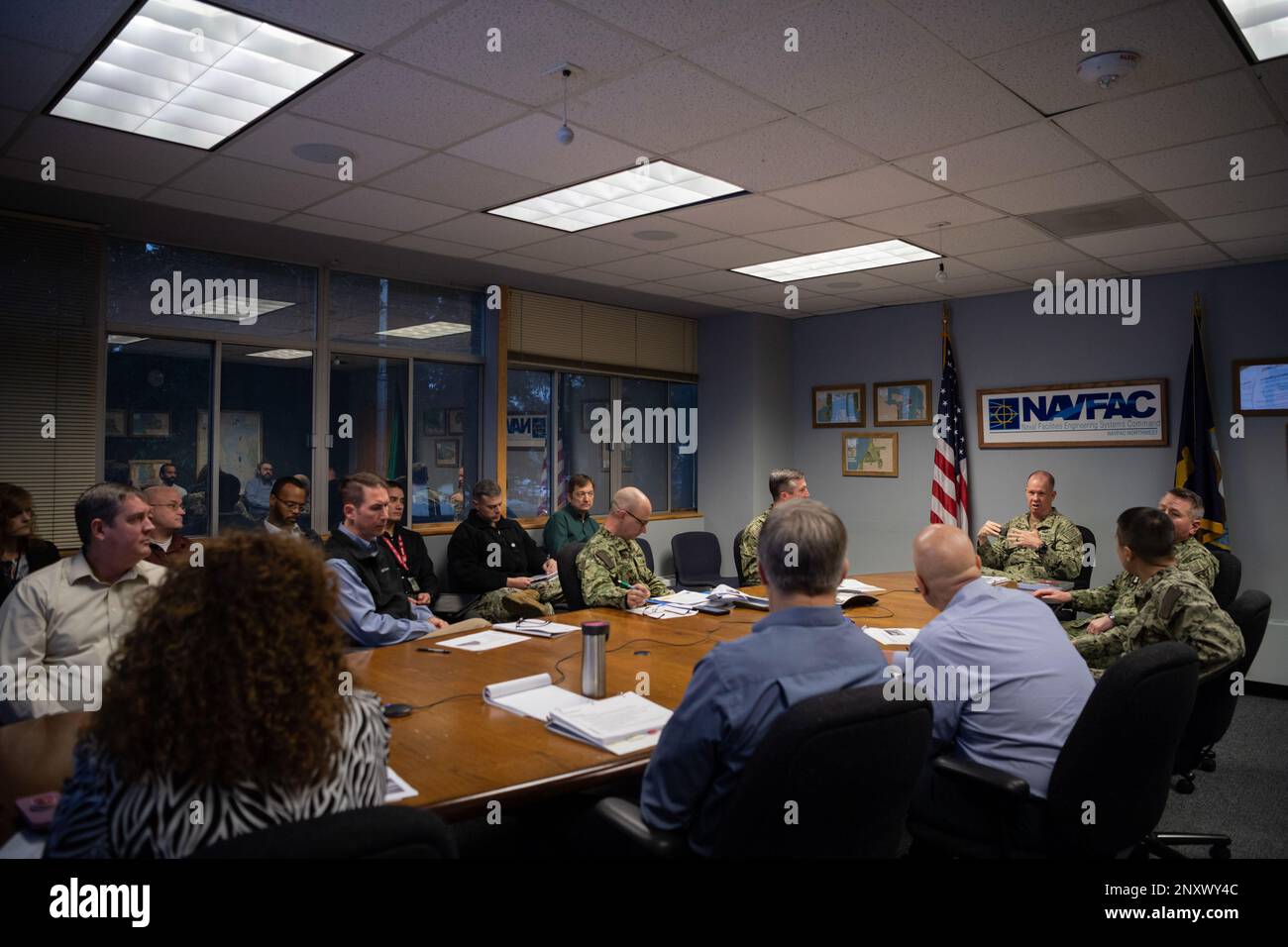 Rear Adm. Dean VanderLey, commander, Naval Facilities Engineering ...