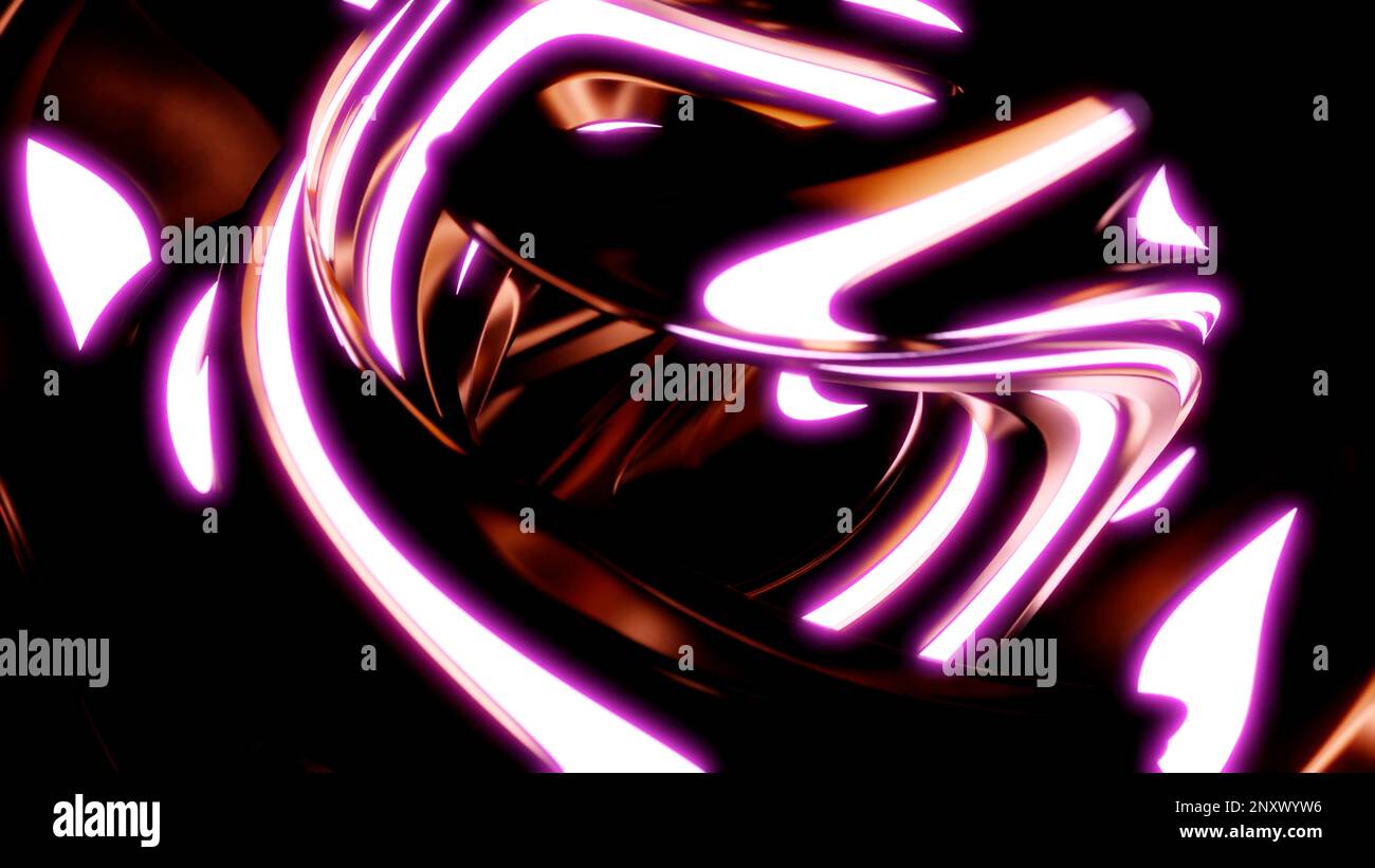 Abstract 3d animation rotating metal hi-res stock photography and images - Alamy