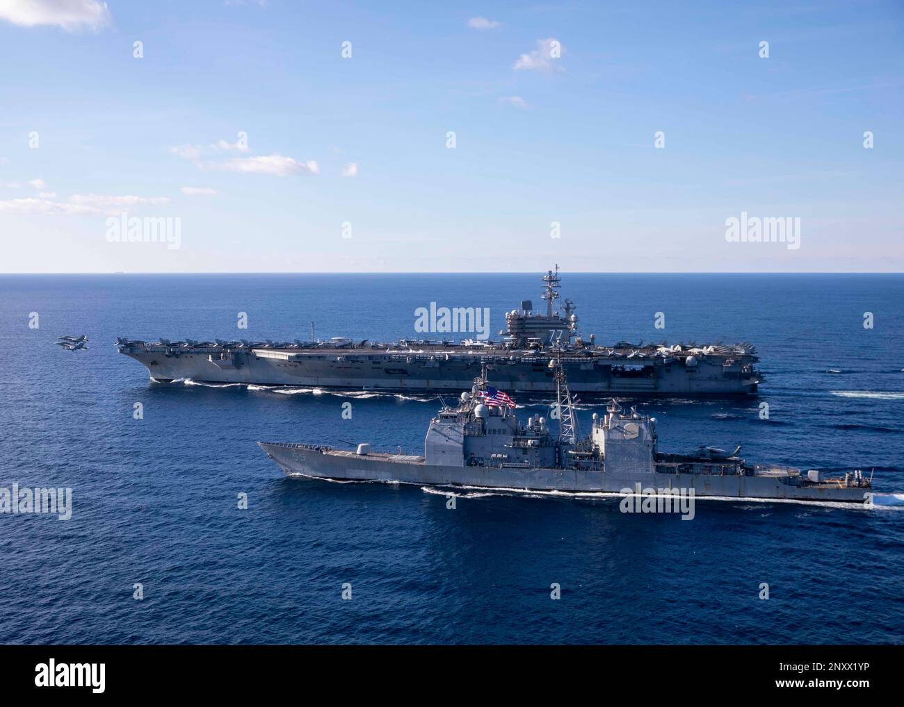 230115-N-KL637-1087 ADRIATIC SEA (Jan. 15, 2023) The Nimitz-class ...